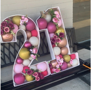 3FT Mosaic Balloon Numbers Frame 0-9 DIY Craft Kit – JoyBox Design