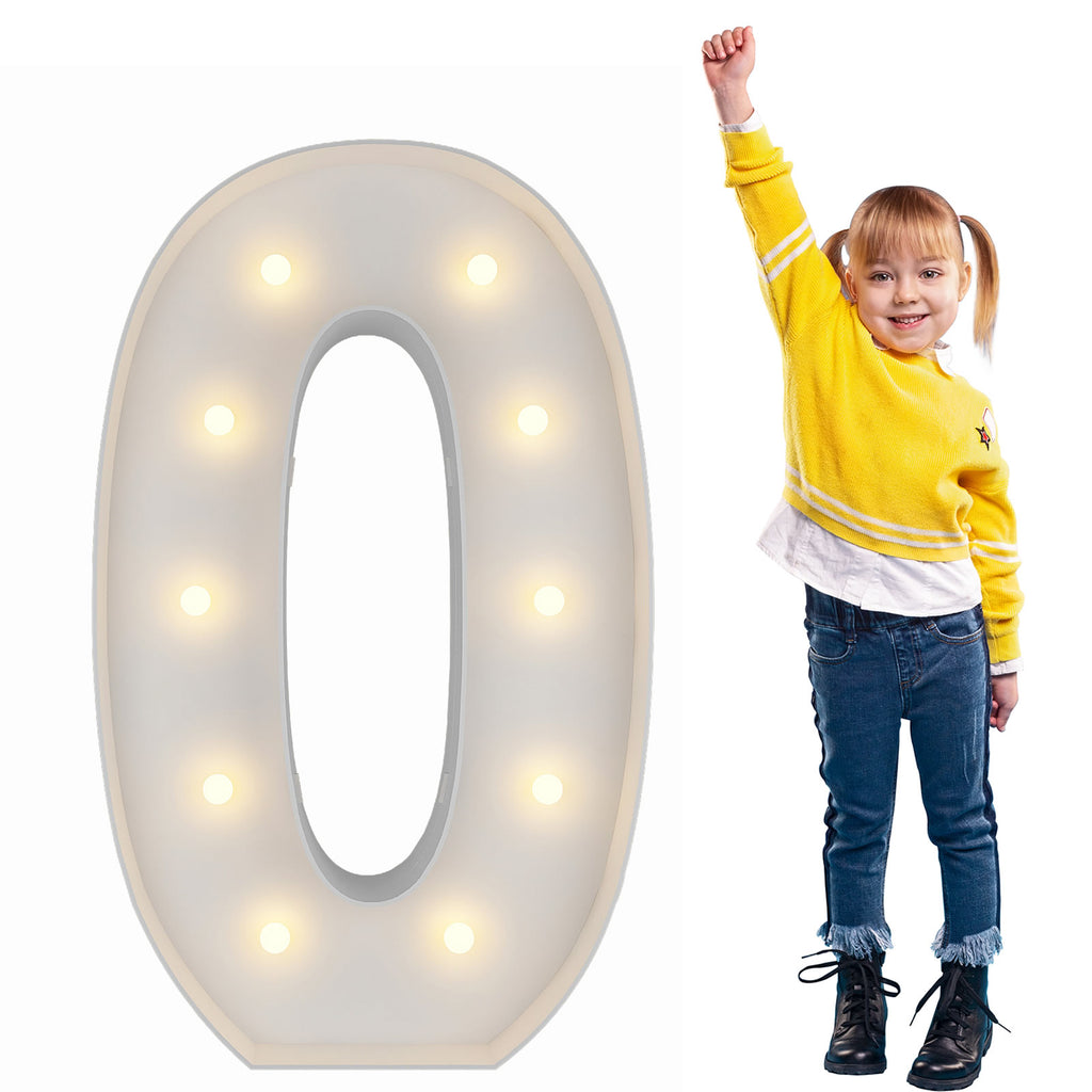 3FT Marquee Light Up Number 0-9 DIY Craft Kit – JoyBox Design